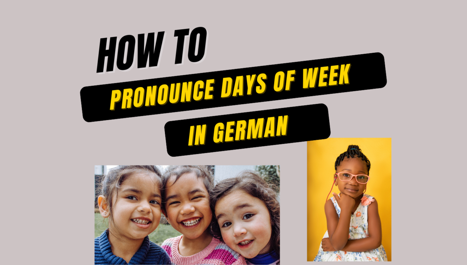 How to Pronounce the Days of the Week in German – Auriv Learning